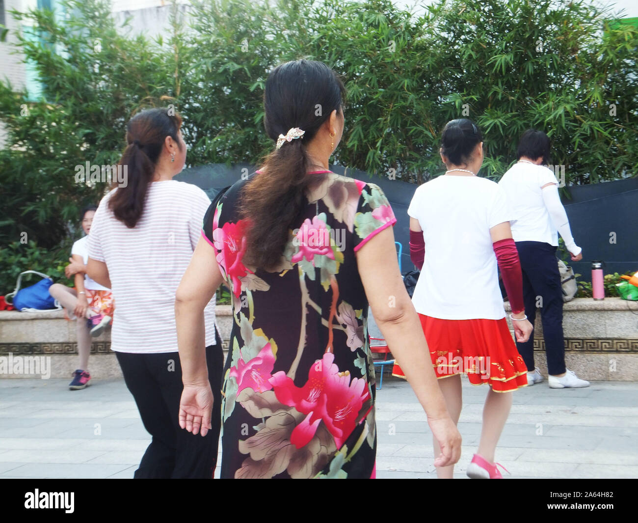 Shenzhen, China: the women dancing in the square are all alive and ...