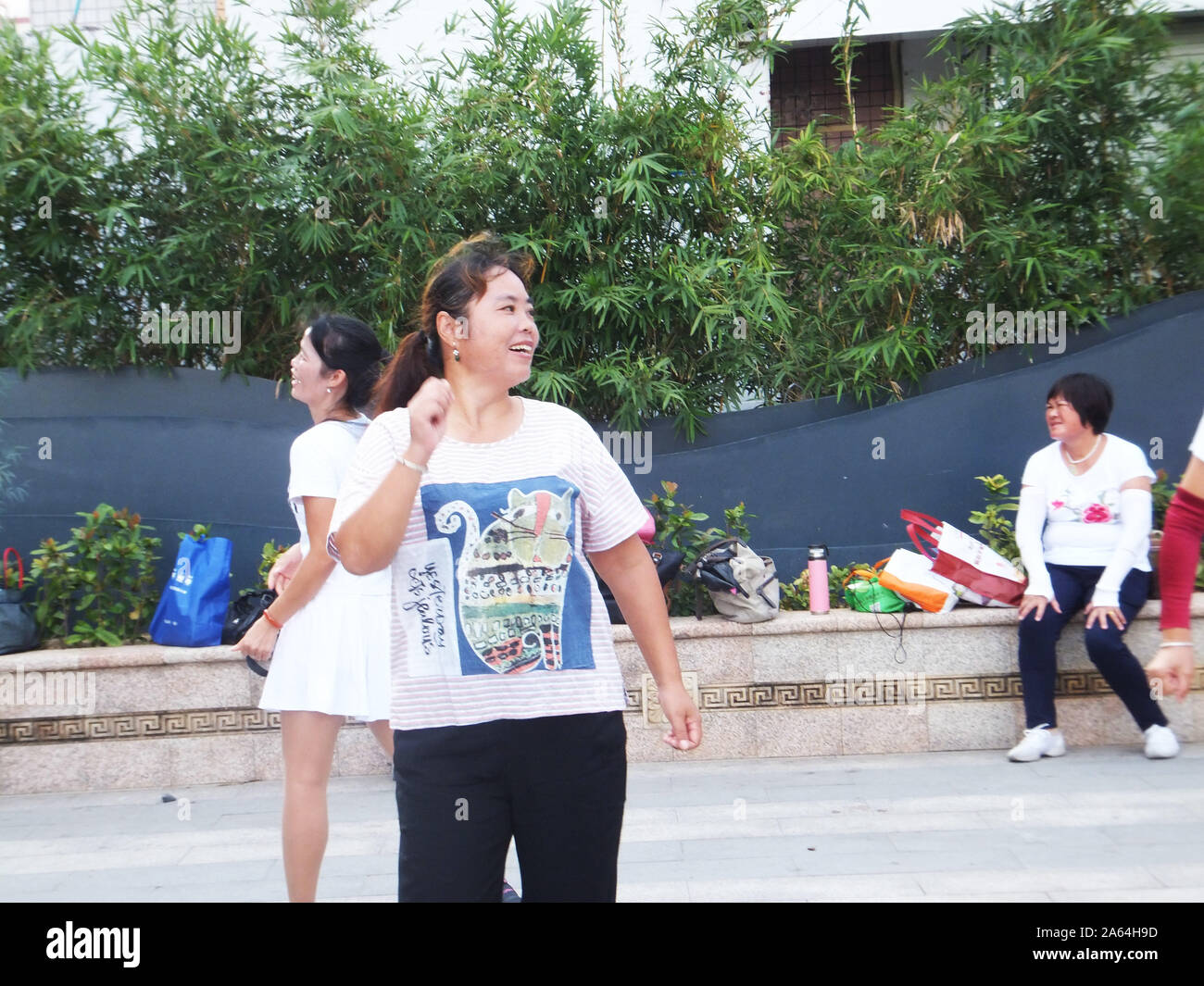 Shenzhen, China: the women dancing in the square are all alive and ...