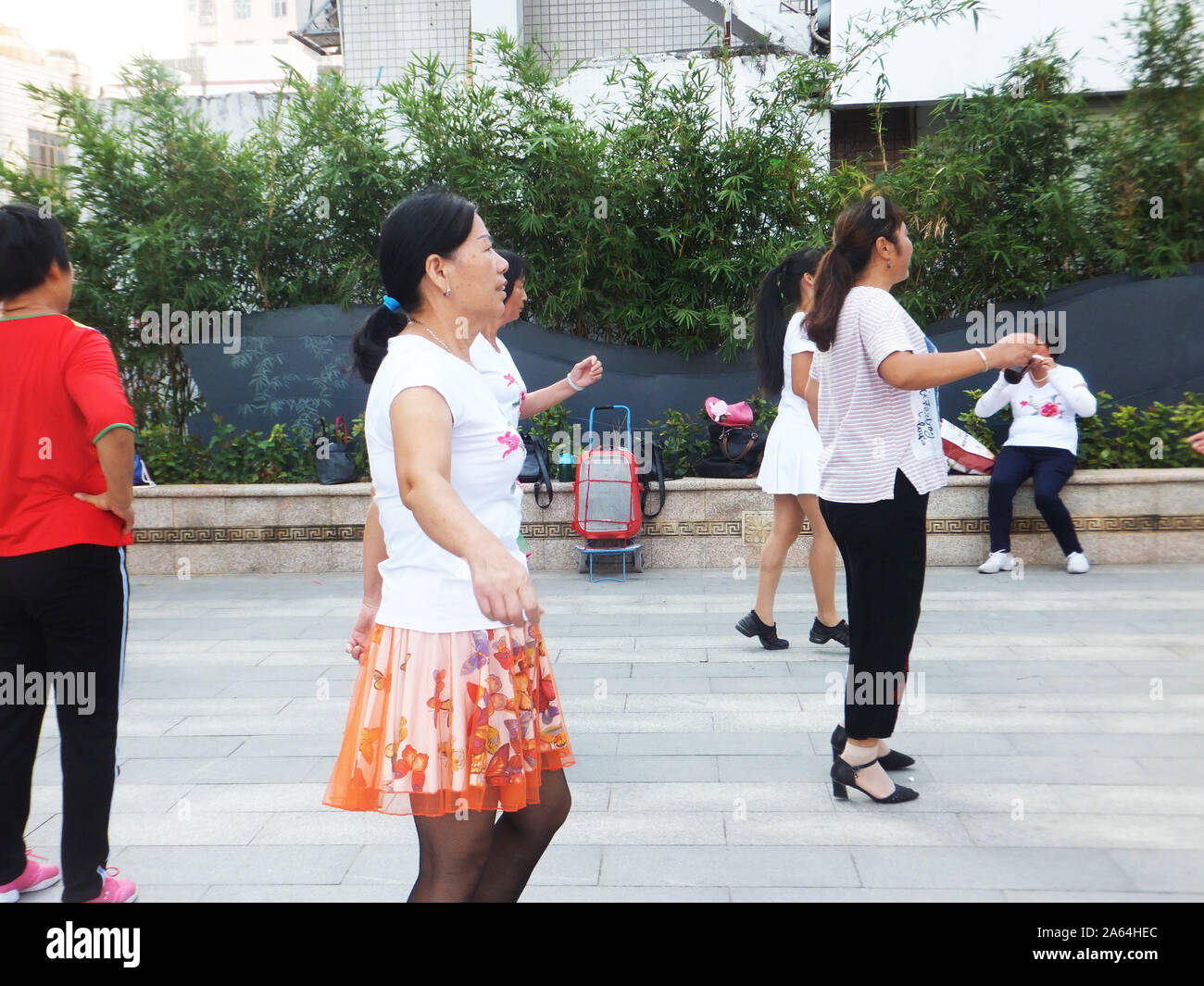 Shenzhen, China: the women dancing in the square are all alive and ...