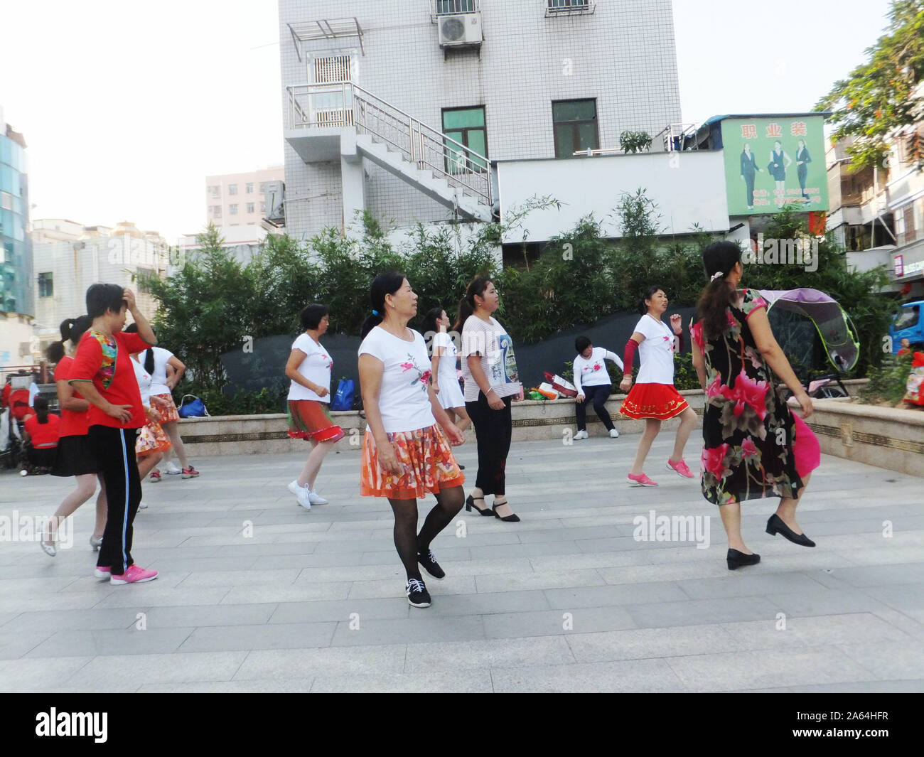 Shenzhen, China: the women dancing in the square are all alive and ...