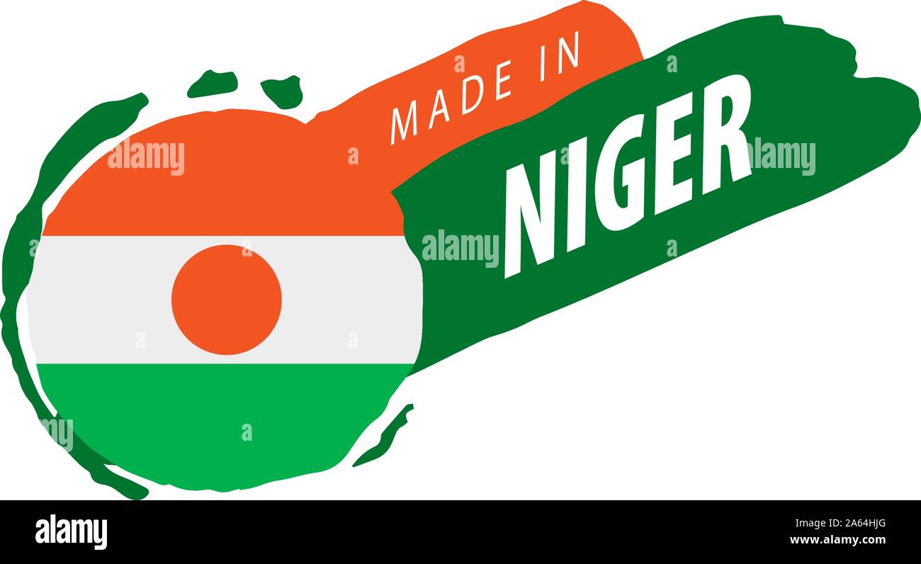 Niger flag, vector illustration on a white background Stock Vector ...