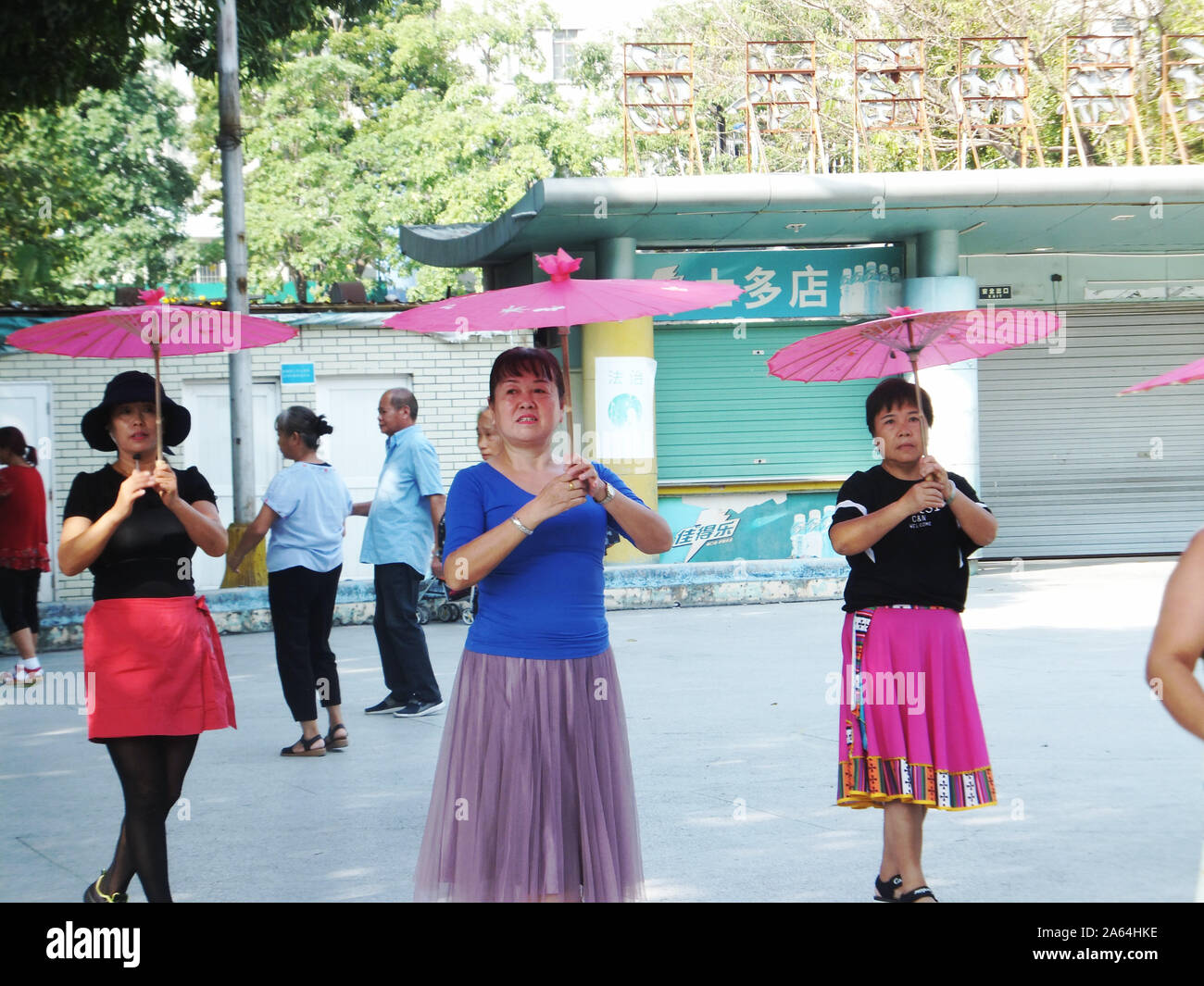 Shenzhen, China: the women dancing in the square are all alive and ...
