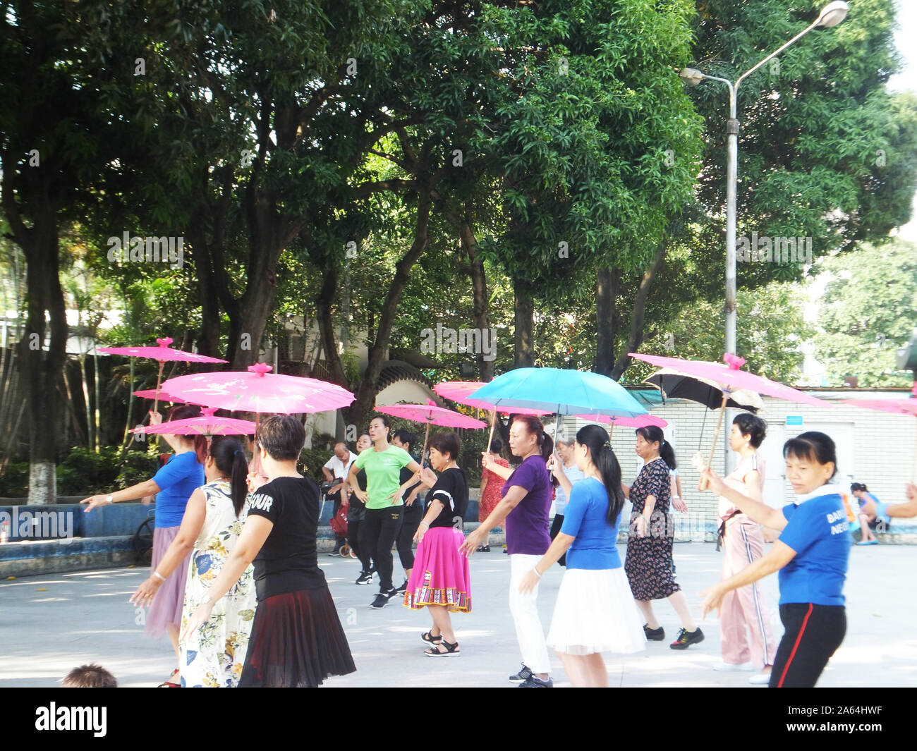 Shenzhen, China: the women dancing in the square are all alive and ...