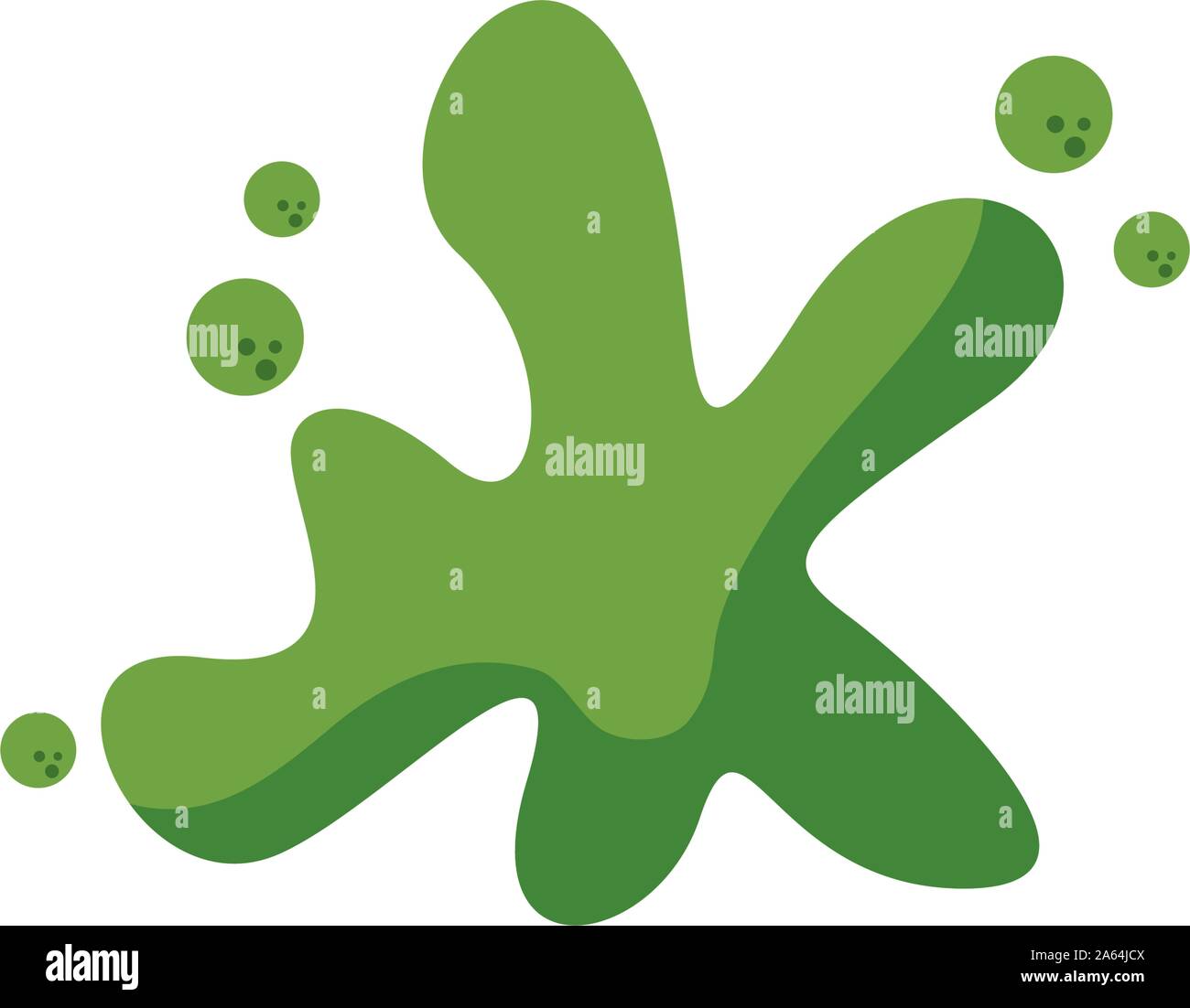 Green phlegm Stock Vector Images - Alamy