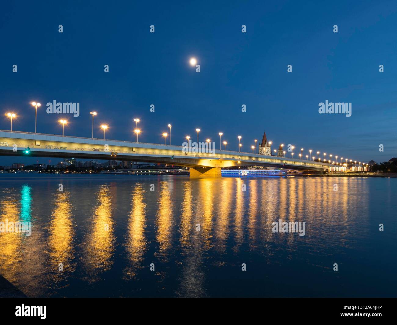 Imperial bridge over the danube hi-res stock photography and images - Alamy