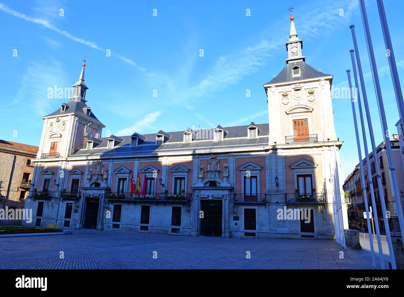 The Old Town Hall (Casa de la Villa) and the House of Cisneros (Casa de ...