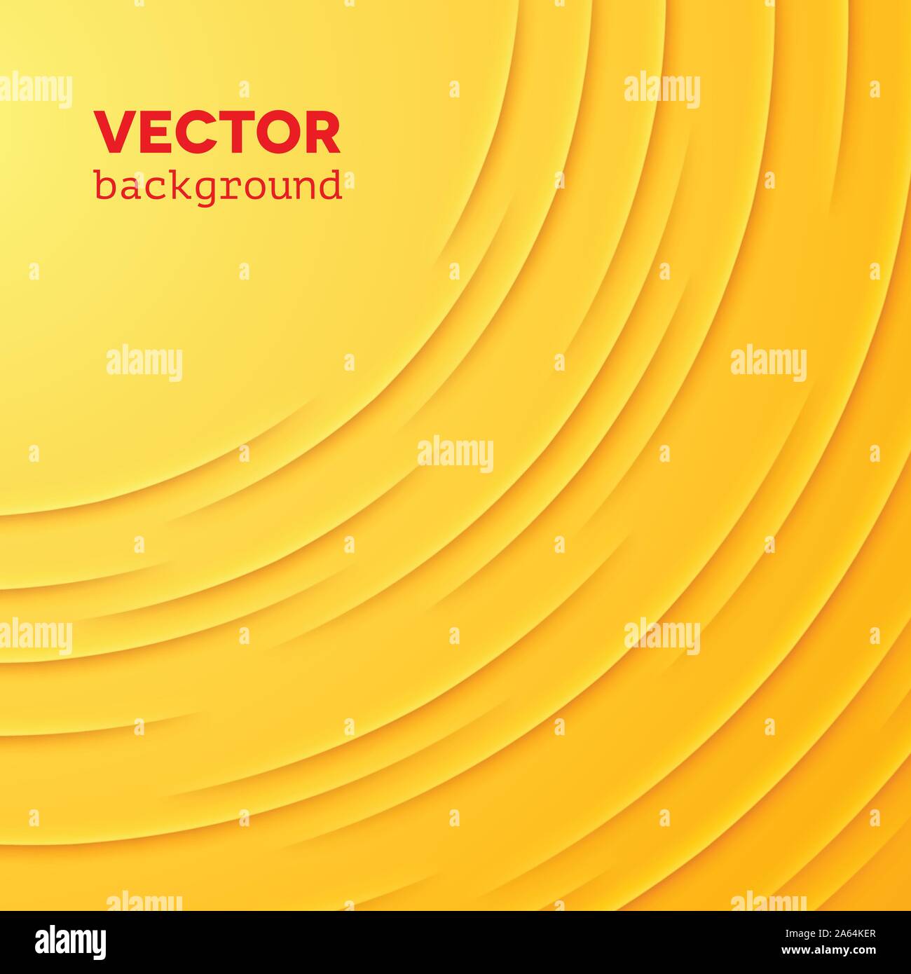 Abstract vector background with yellow layers Stock Vector Image & Art ...