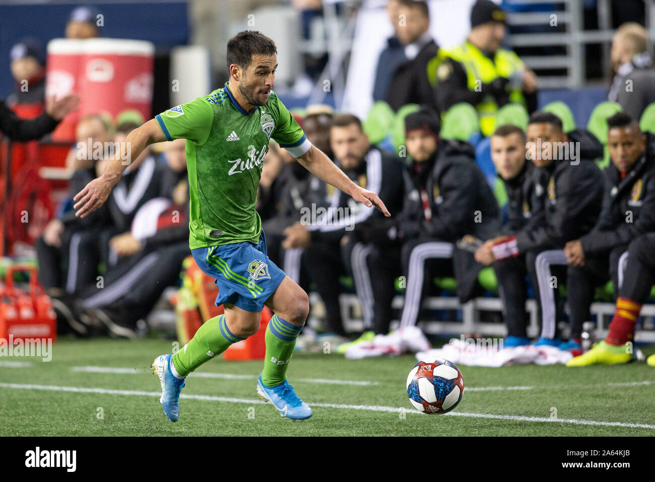 Seattle, United States. 23rd Oct, 2019. Seattle Sounders midfielder ...