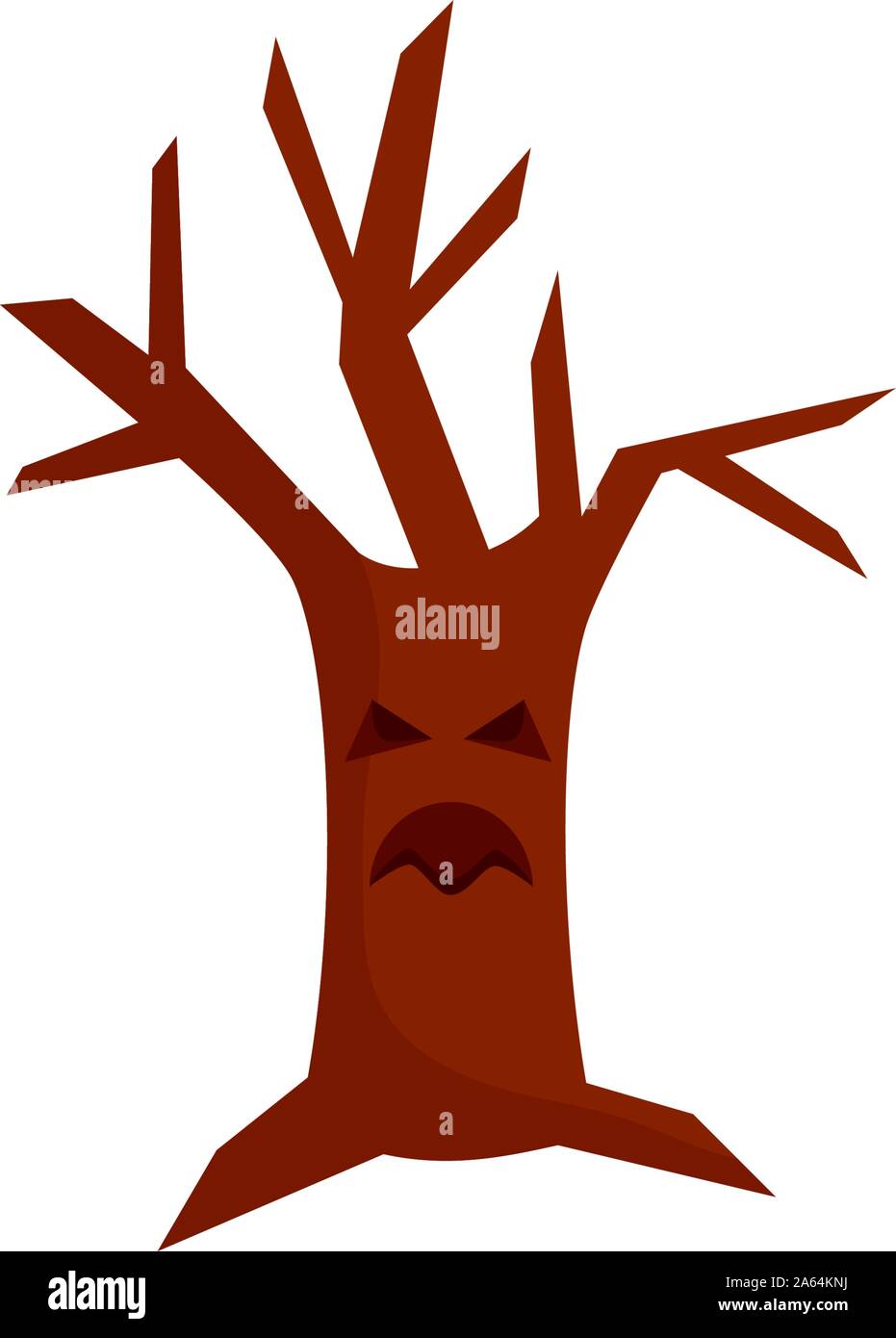 Happy halloween dry tree Stock Vector Images - Alamy