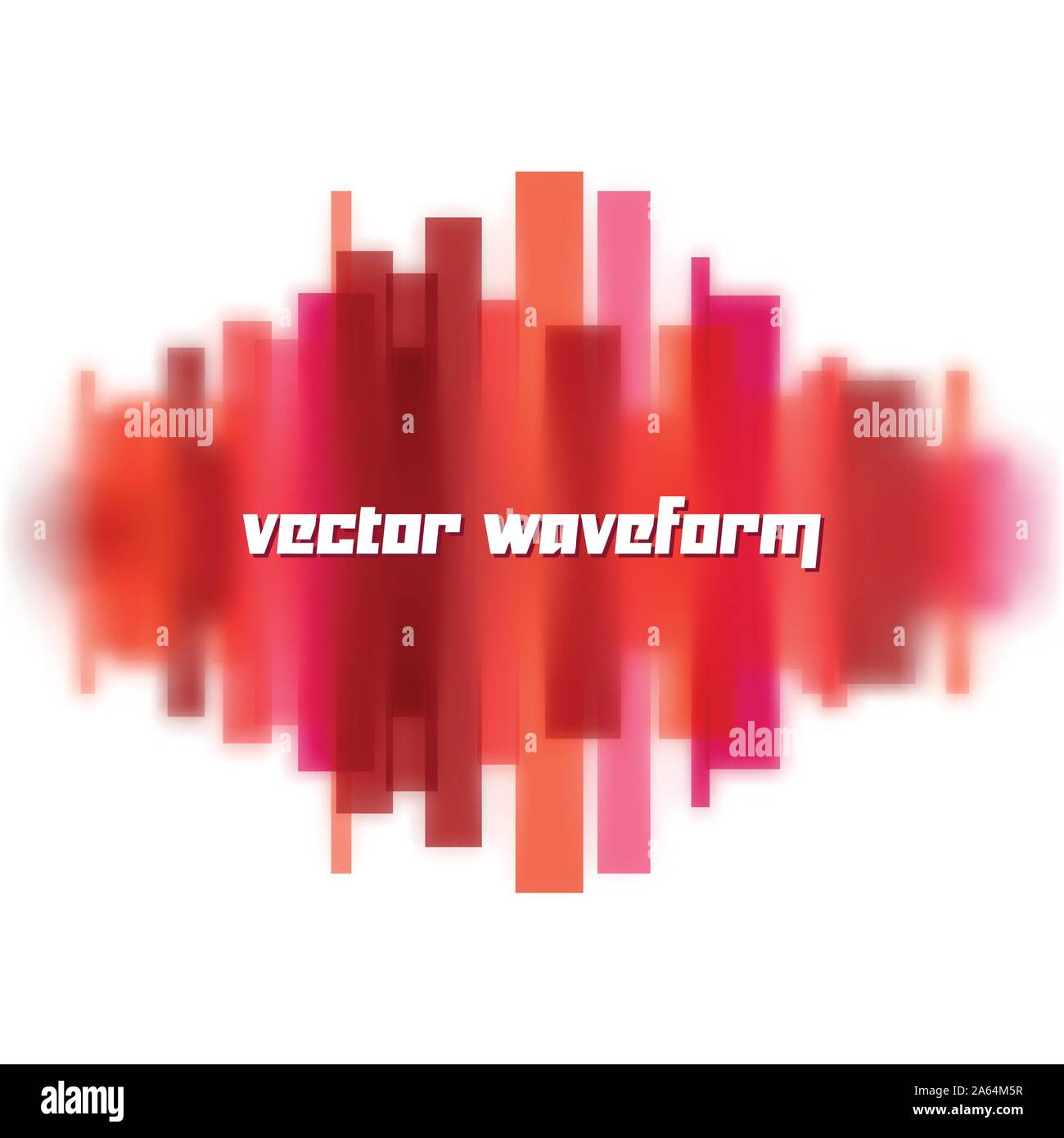 Blurred waveform made of lines Stock Vector Image & Art - Alamy