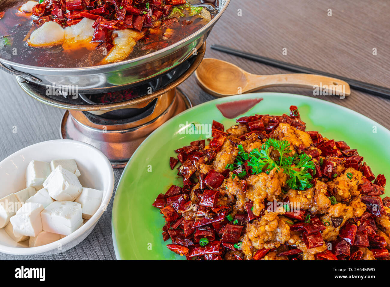 Sichuan boiled fish hi-res stock photography and images - Alamy