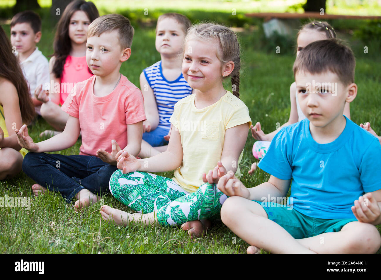 Exercise sport children diverse hi-res stock photography and images - Alamy