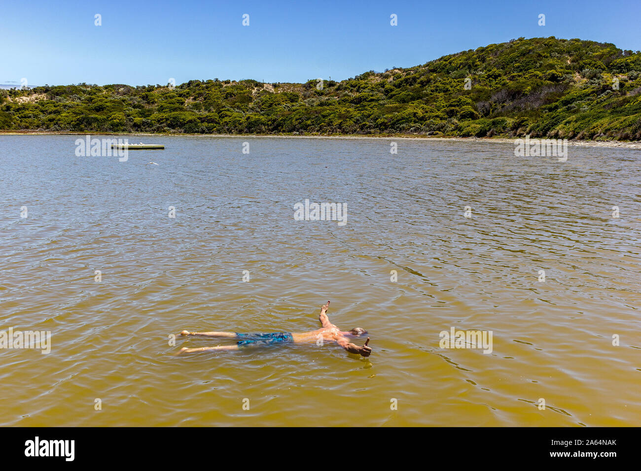 Man floating in dead sea hi-res stock photography and images - Alamy