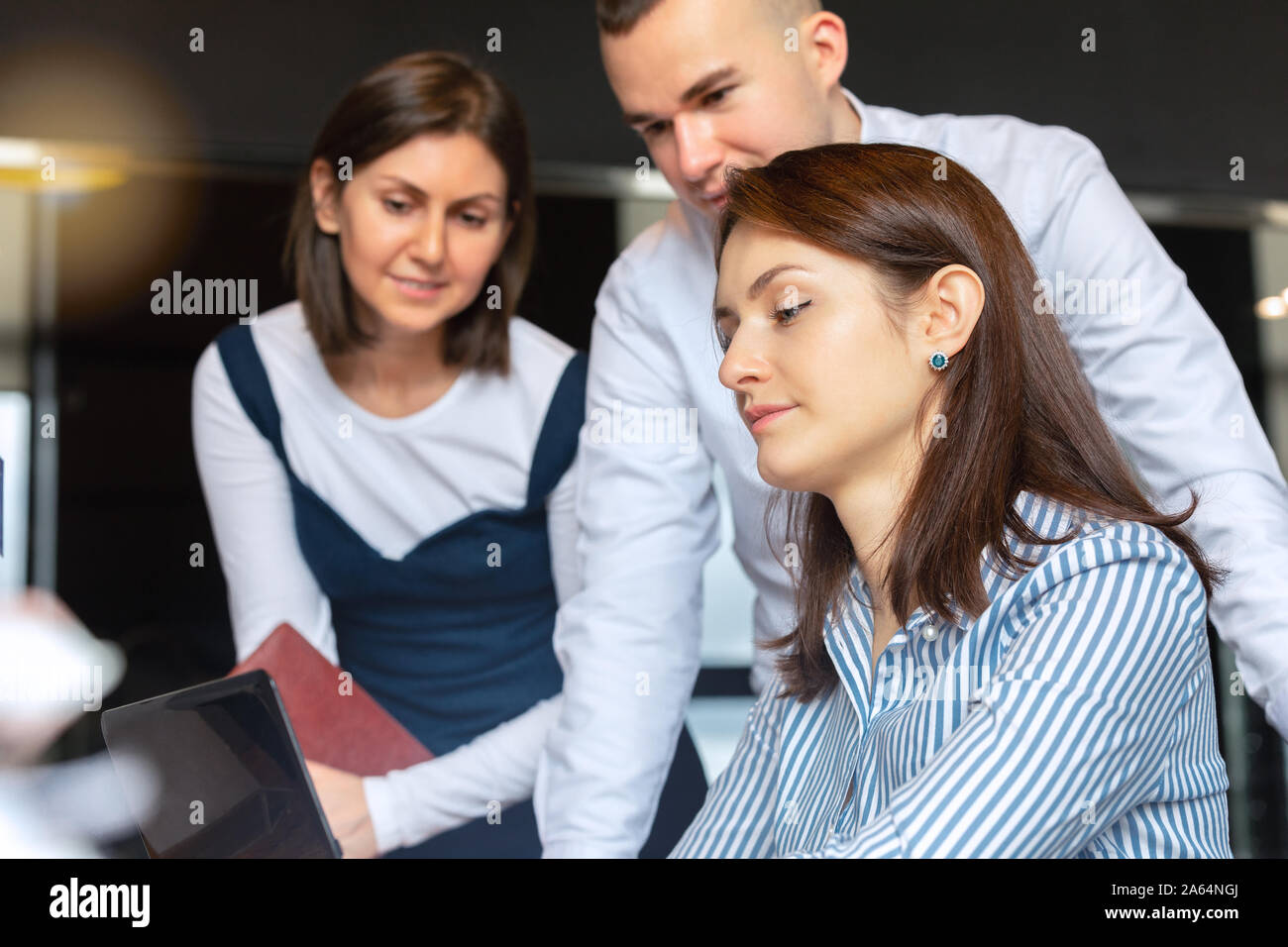 Checking employees work hi-res stock photography and images - Alamy