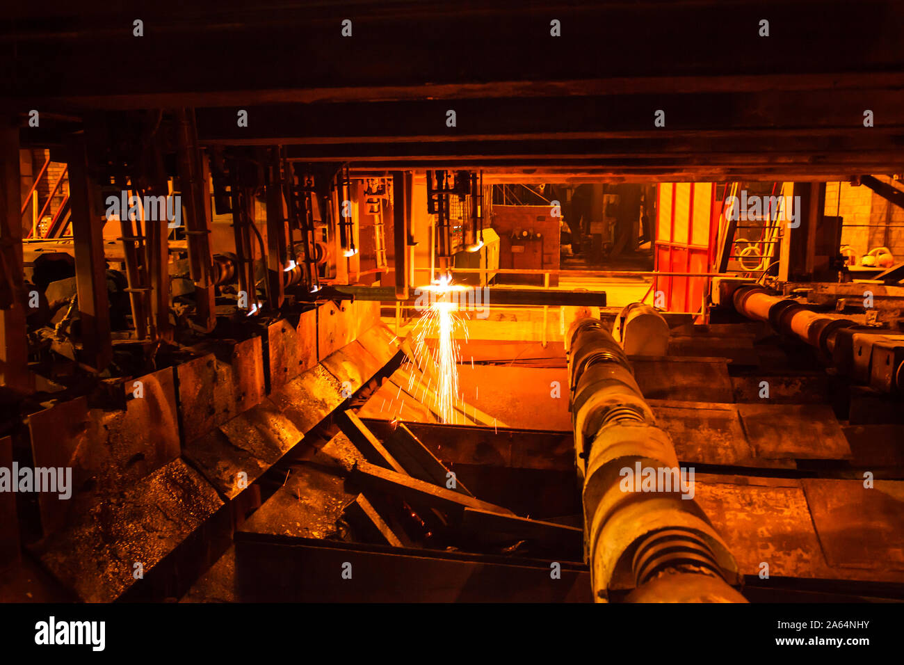 Work electric arc furnace in hi-res stock photography and images - Alamy