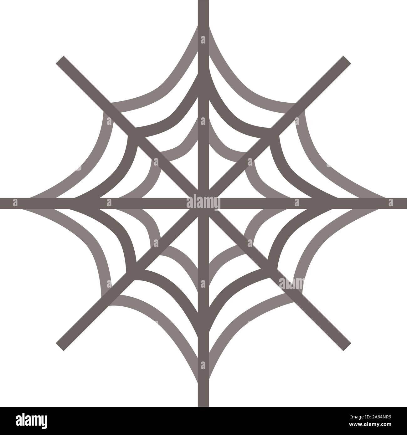 Halloween spider web isolated icon Stock Vector Image & Art - Alamy