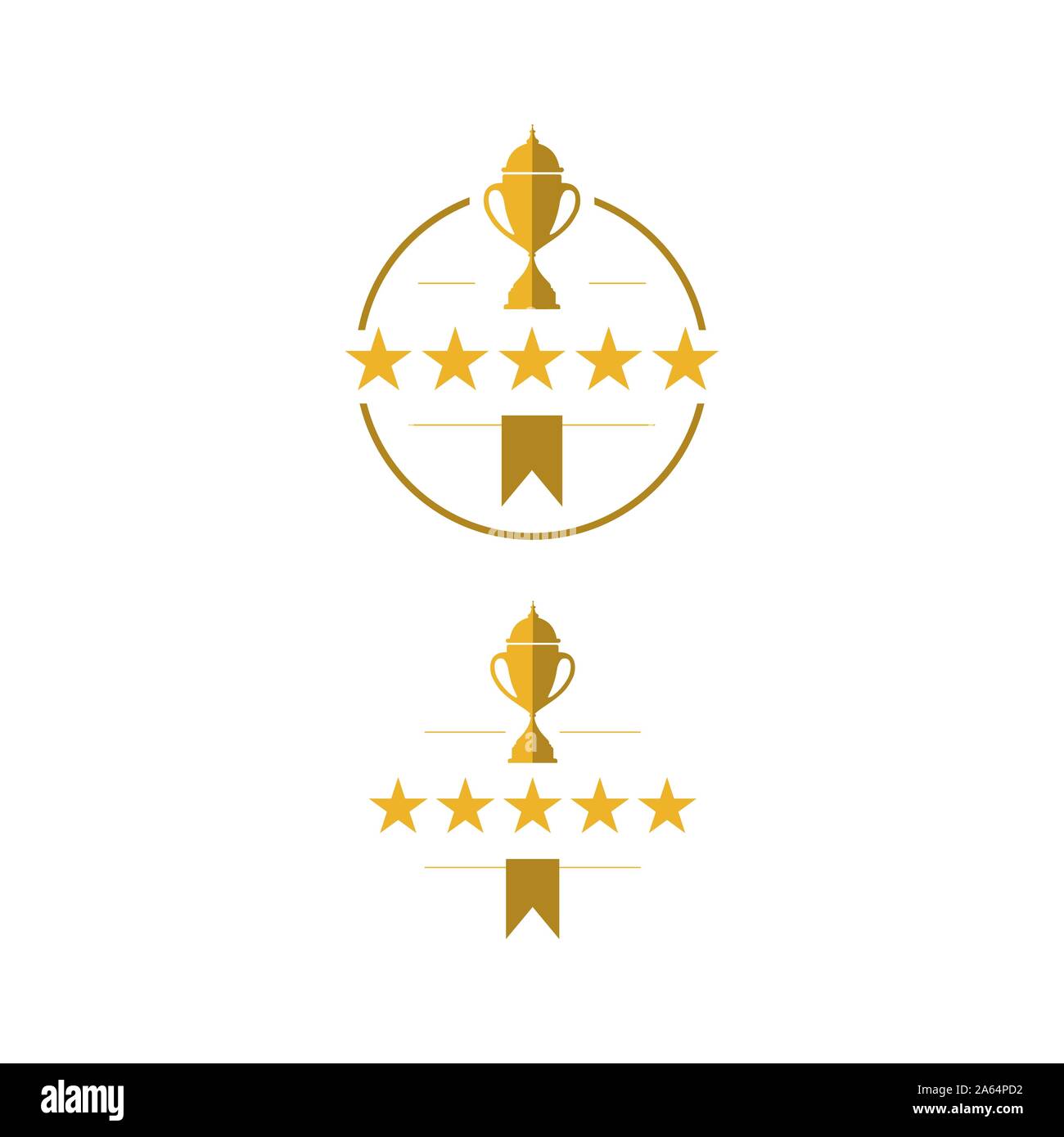 Gold stars vector vectors hi-res stock photography and images - Alamy