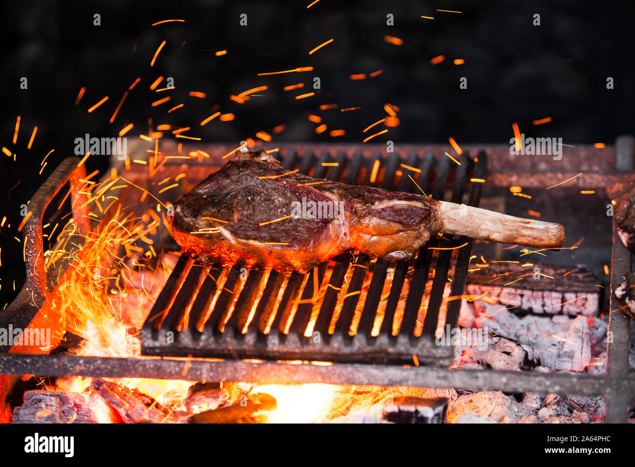 beef steak in meat restaurant Stock Photo - Alamy