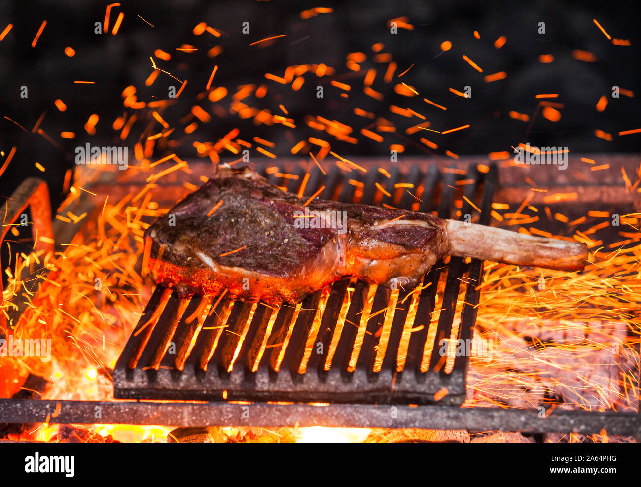 beef steak in meat restaurant Stock Photo - Alamy