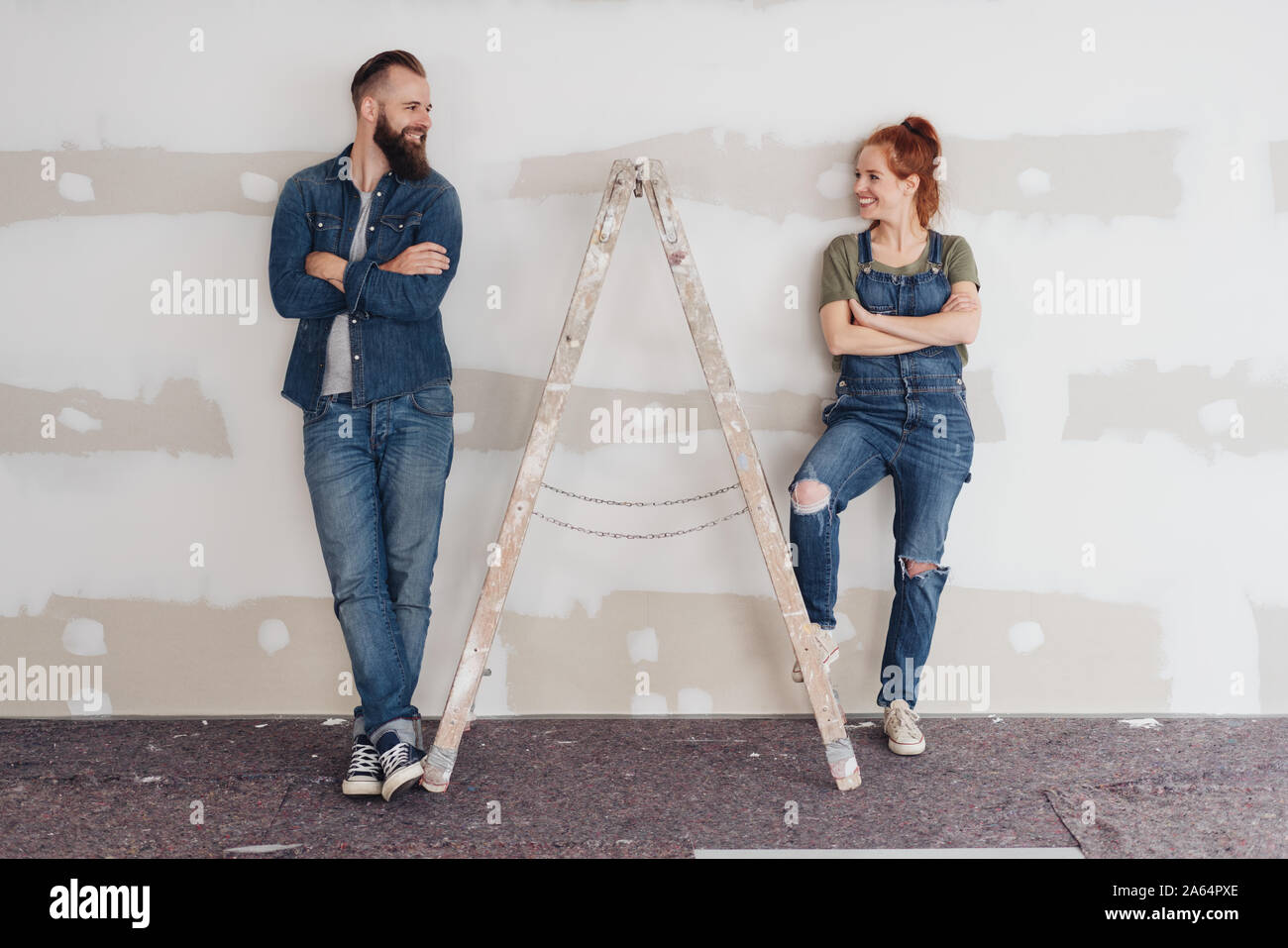 Folded ladder hi-res stock photography and images - Alamy