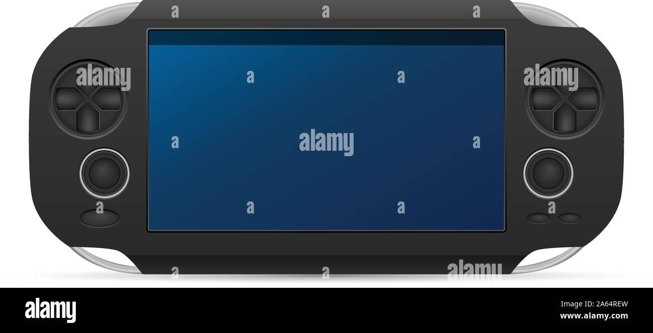 Portable game console on a white background Stock Vector Image & Art ...