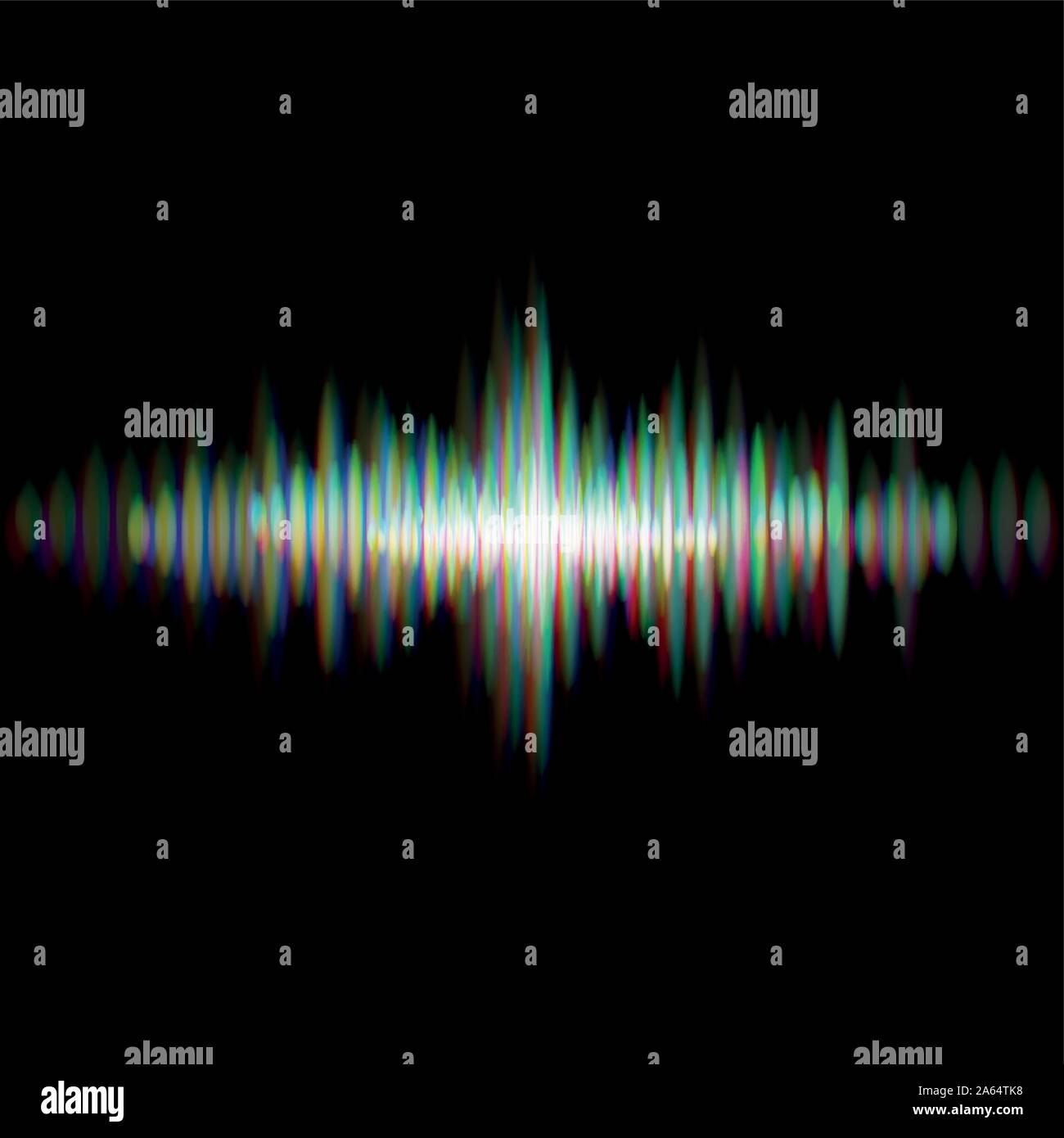 Shiny sound waveform Stock Vector Image & Art - Alamy