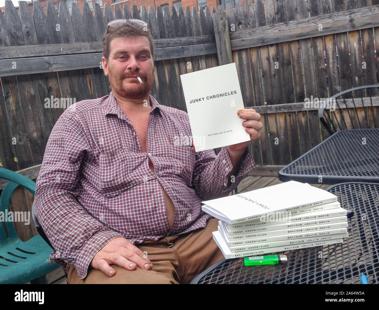 25 July 2014: Matthew Loflin Davis conducts the book launch and book ...