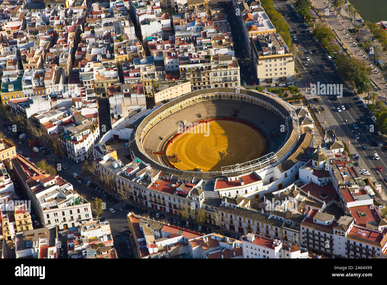 Aerial view, Sevilla. Andalucia, Spain, Europe Stock Photo - Alamy