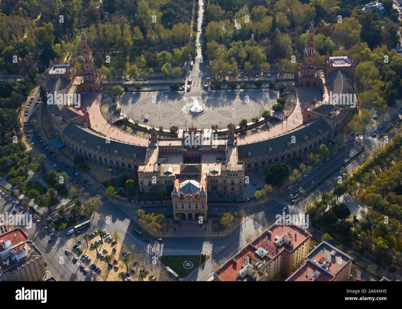 Aerial view, Sevilla. Andalucia, Spain, Europe Stock Photo - Alamy