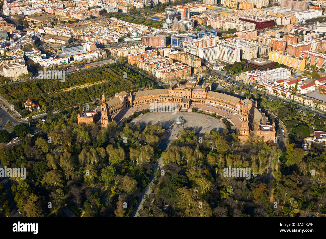 Aerial view, Sevilla. Andalucia, Spain, Europe Stock Photo - Alamy