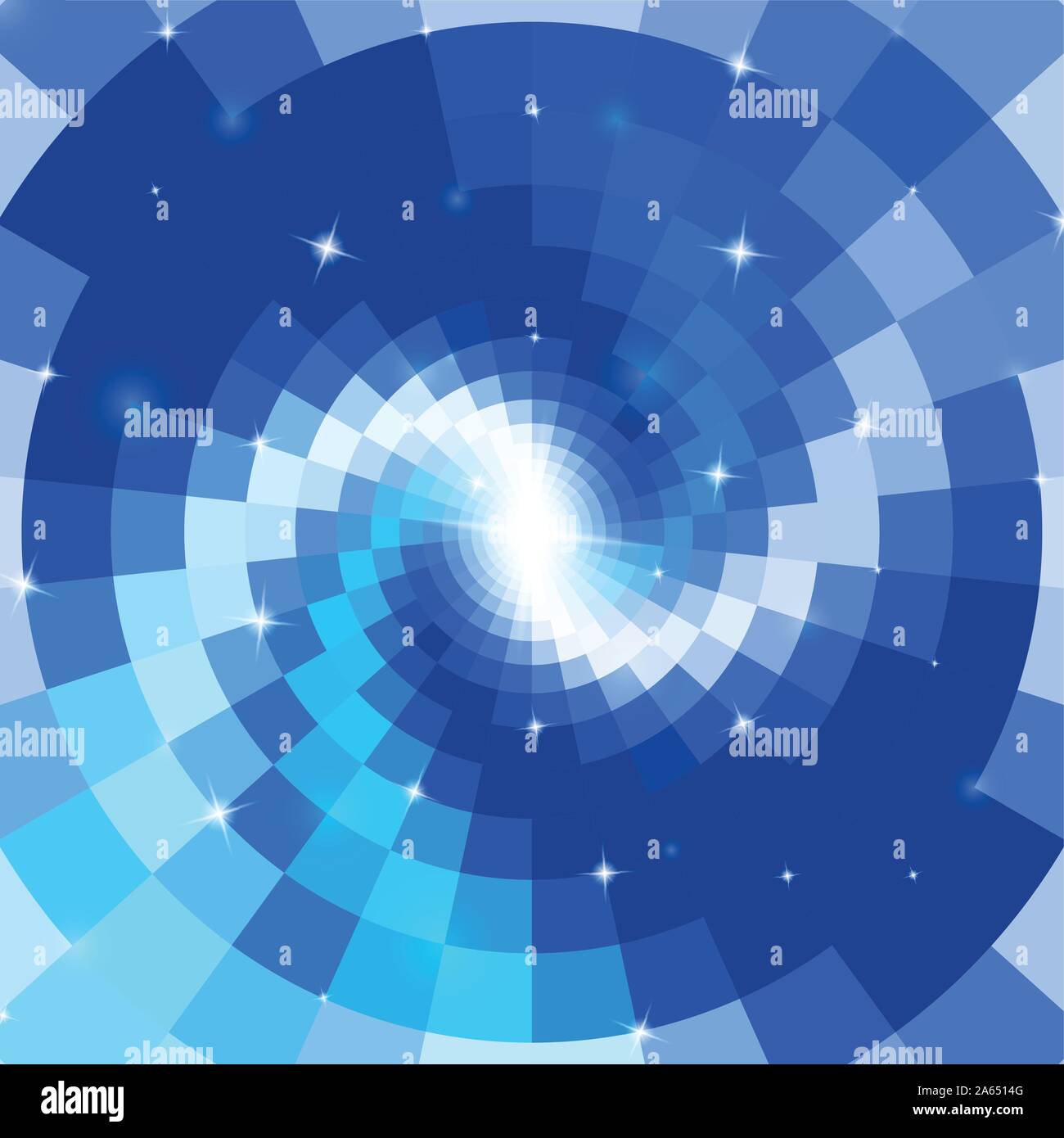 Blue spiral design Stock Vector Images - Alamy