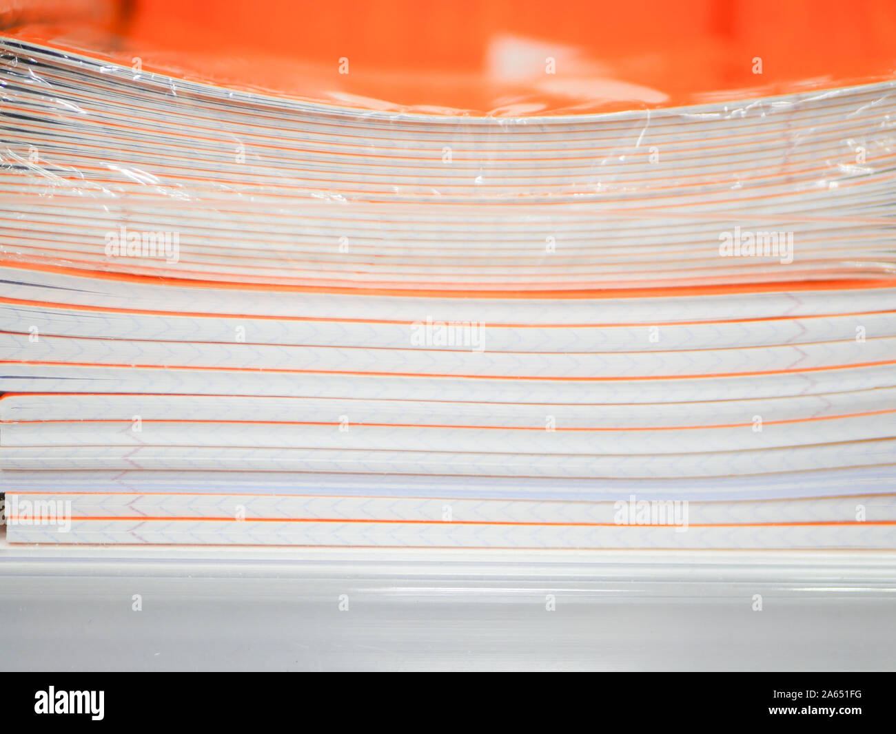 stack of notebooks. Stack of notebooks background, in office for ...