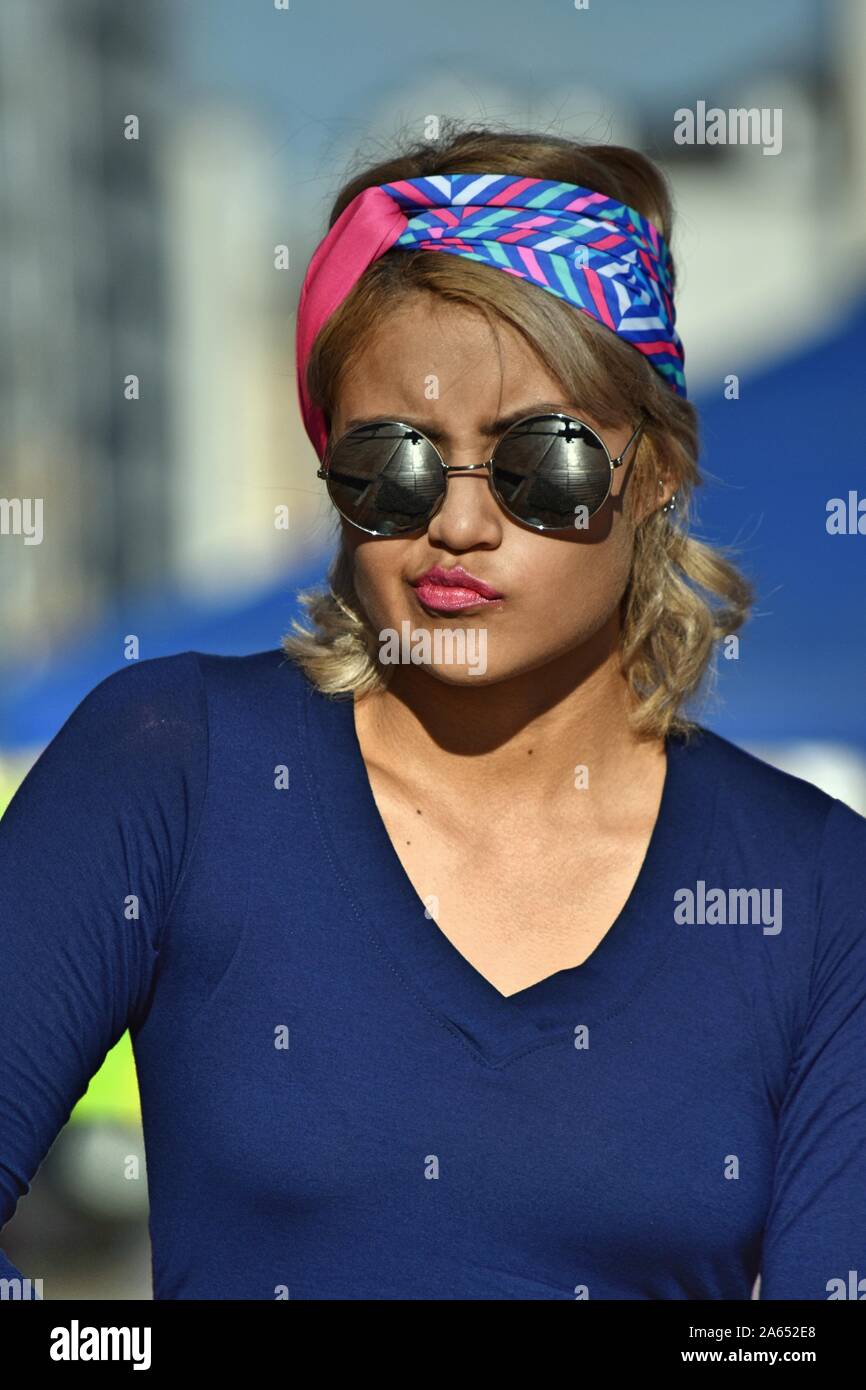 Confused Beautiful Person Stock Photo - Alamy