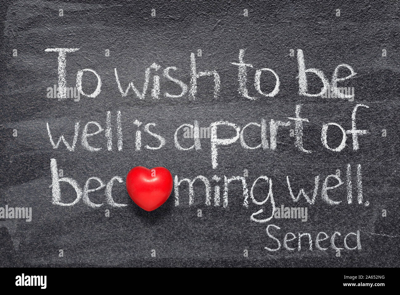 To wish to be well is a part of becoming well - quote of ancient Roman ...