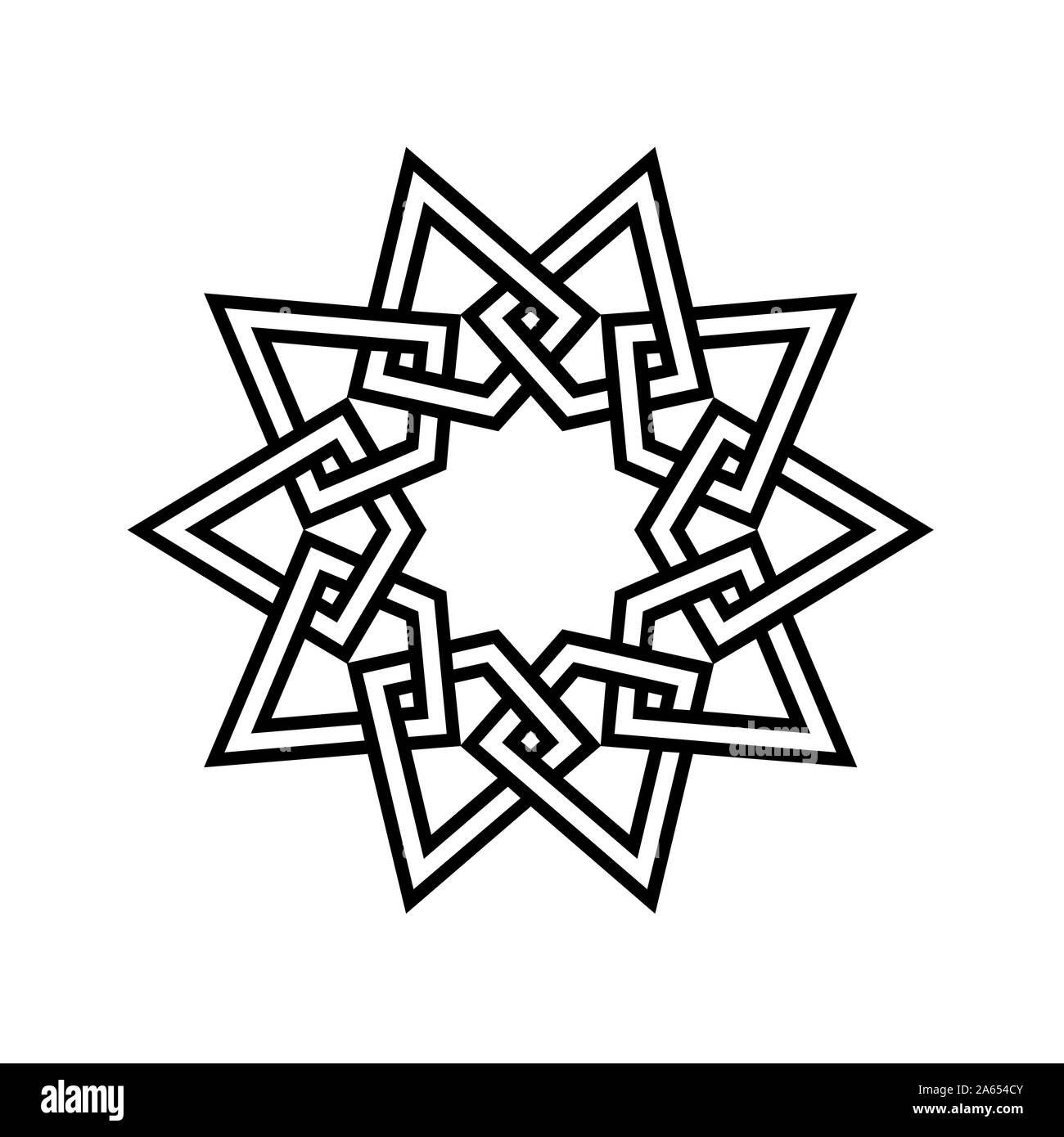 Kufi Khat Coloring Pages