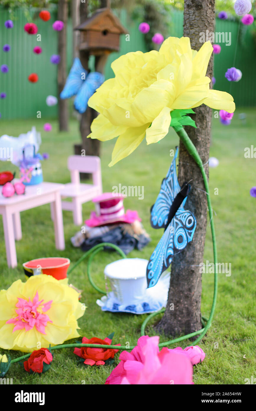 Summer camp decorations hi-res stock photography and images - Alamy