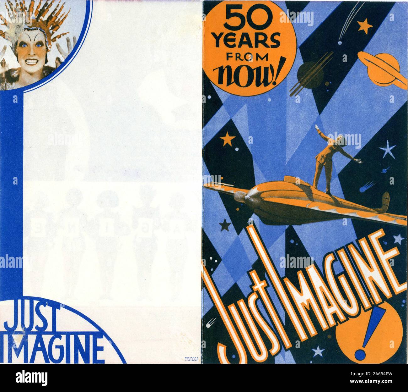 MAUREEN O'SULLIVAN and EL BRENDEL in JUST IMAGINE 1930 director David ...