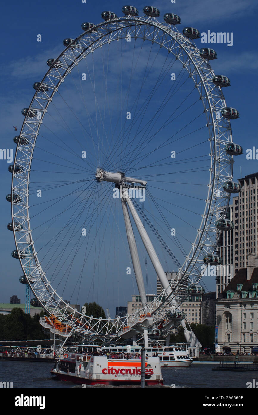 London eye spokes hi-res stock photography and images - Alamy