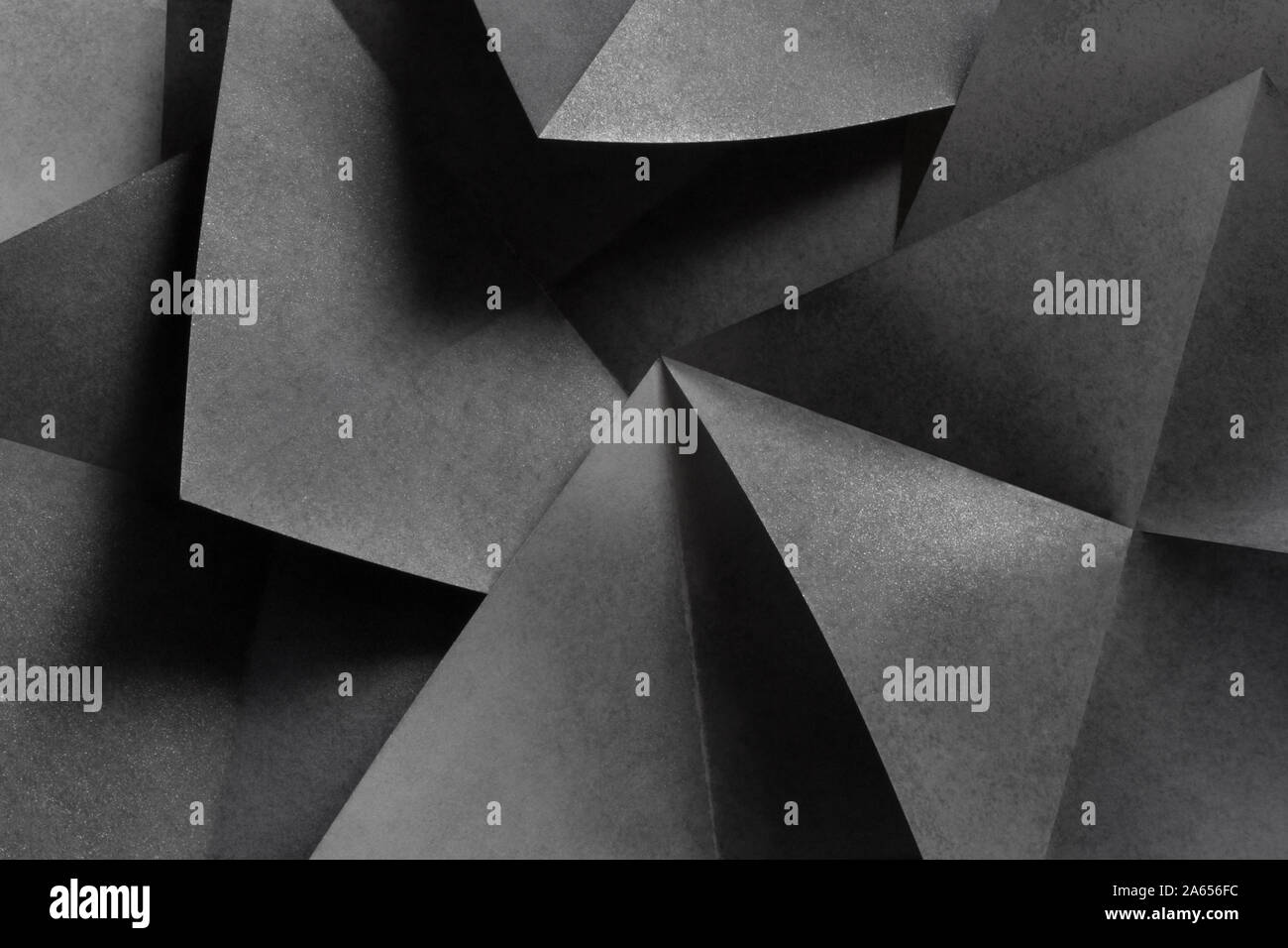 Creative image with geometric shapes of paper, abstract background ...