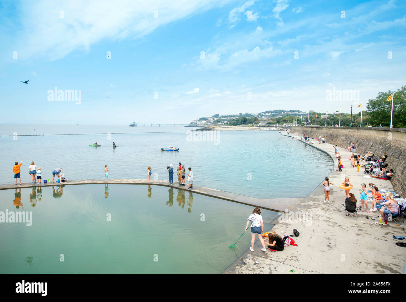 Clevedon lake hi-res stock photography and images - Alamy