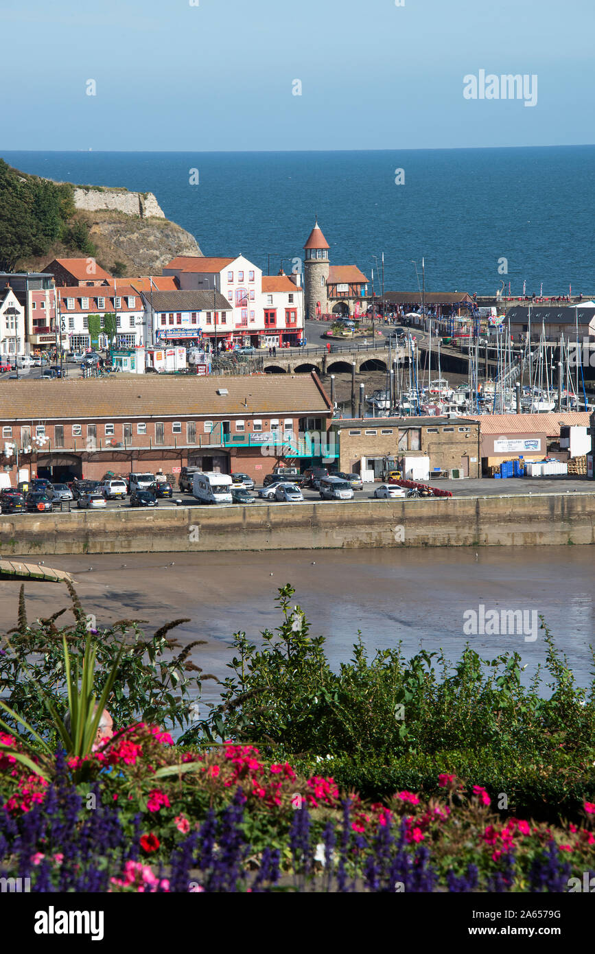 The View From Beautiful Gardens with Border Flowers to South Bay and ...