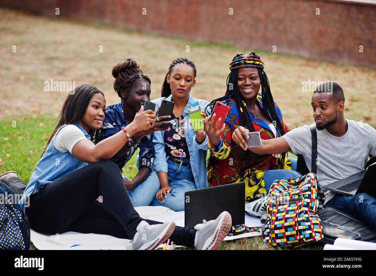 Mobile phone exam education black hi-res stock photography and images ...