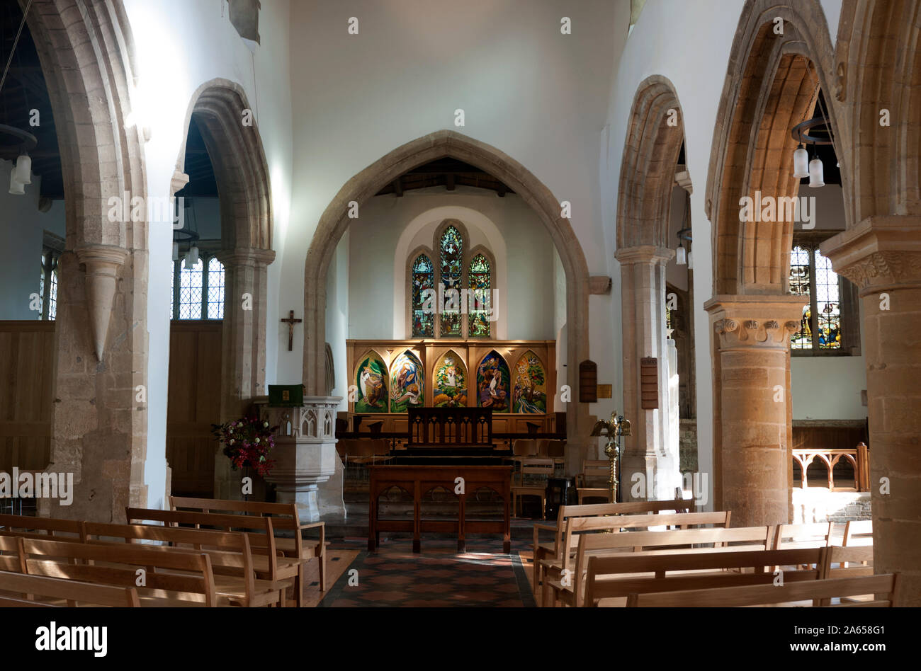 St. Kenelm`s Church, Enstone, Oxfordshire, England, UK Stock Photo - Alamy