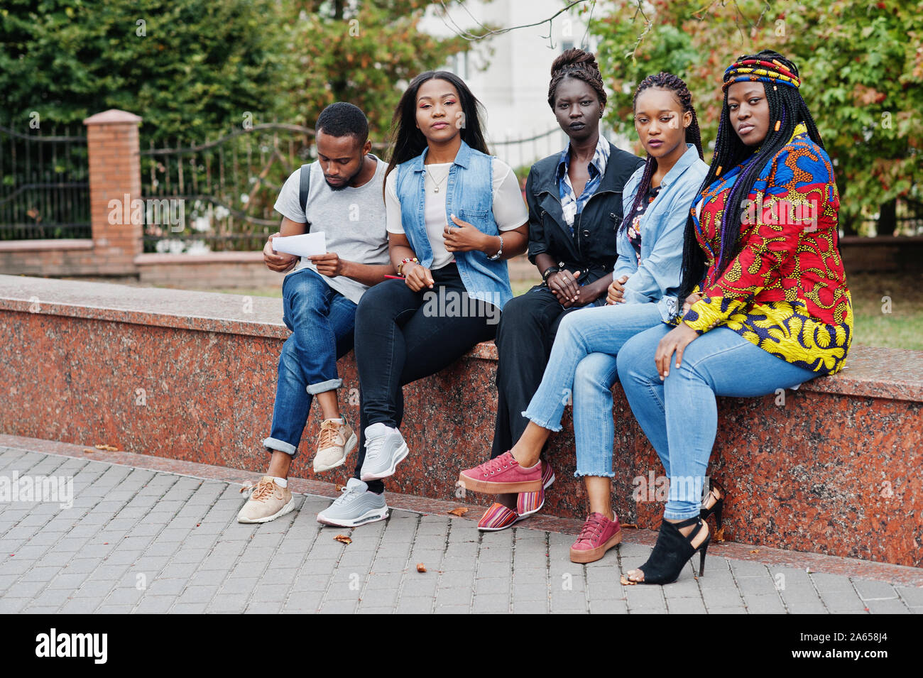 African exchange student hi-res stock photography and images - Alamy