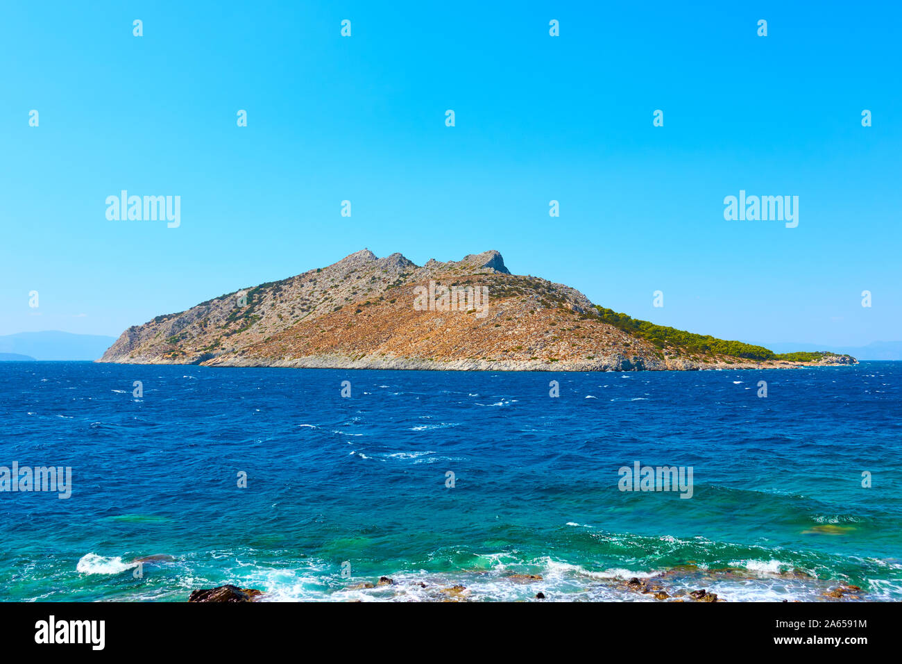 Moni island greece aegina hi-res stock photography and images - Alamy