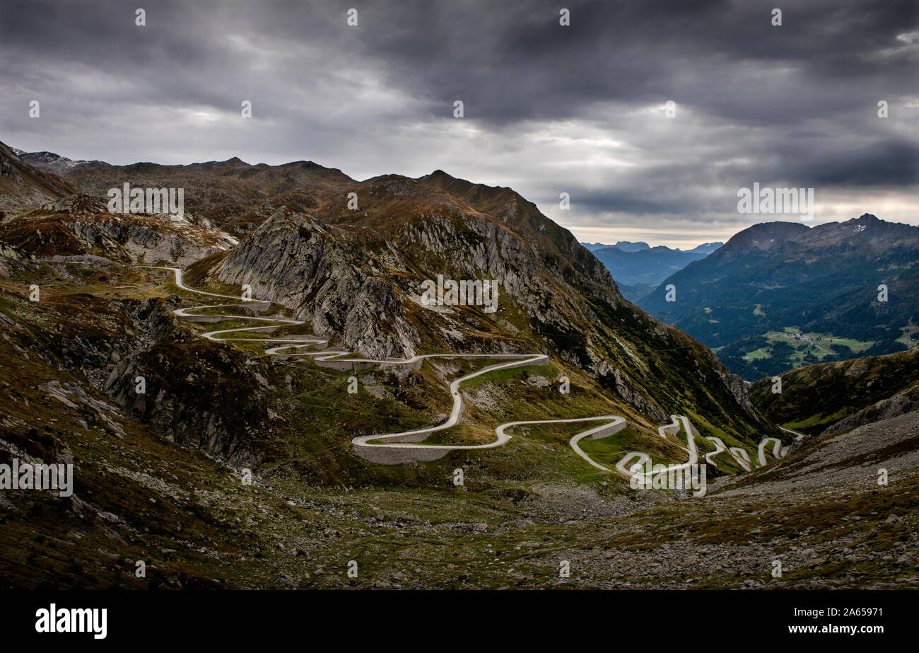 Tremola mountain hi-res stock photography and images - Alamy