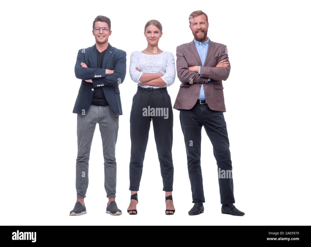 group of confident young men standing together Stock Photo - Alamy