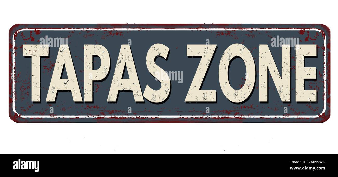 Tapas restaurant sign Stock Vector Images - Alamy