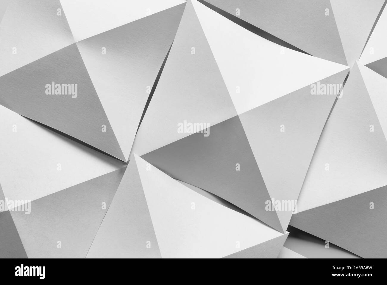 Modern art graphic shapes white paper Black and White Stock Photos ...