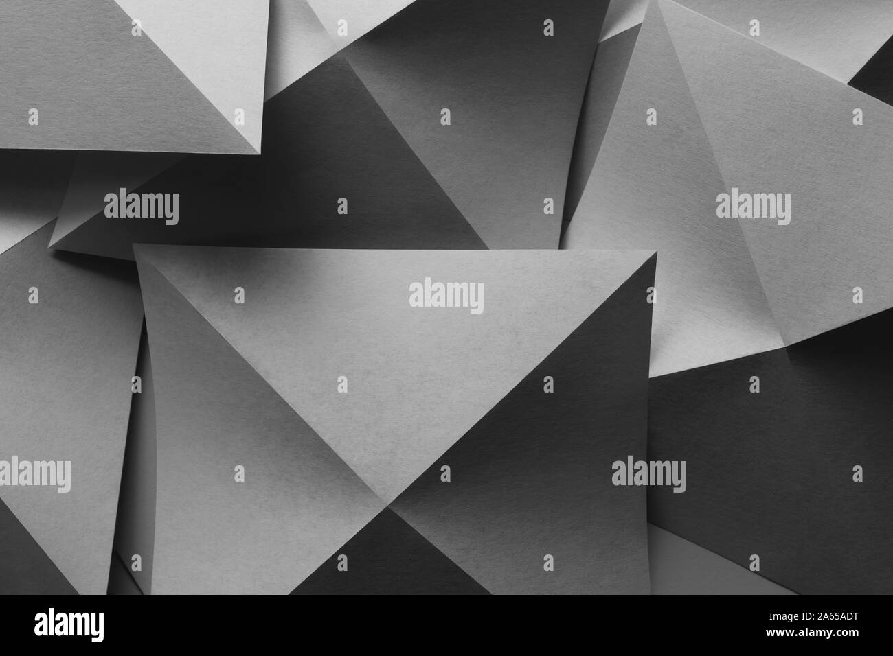 Creative image with geometric shapes of paper, abstract background ...